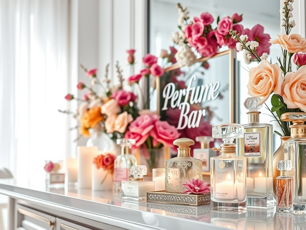 Perfume Bar for Weddings, Showers & Kids Parties